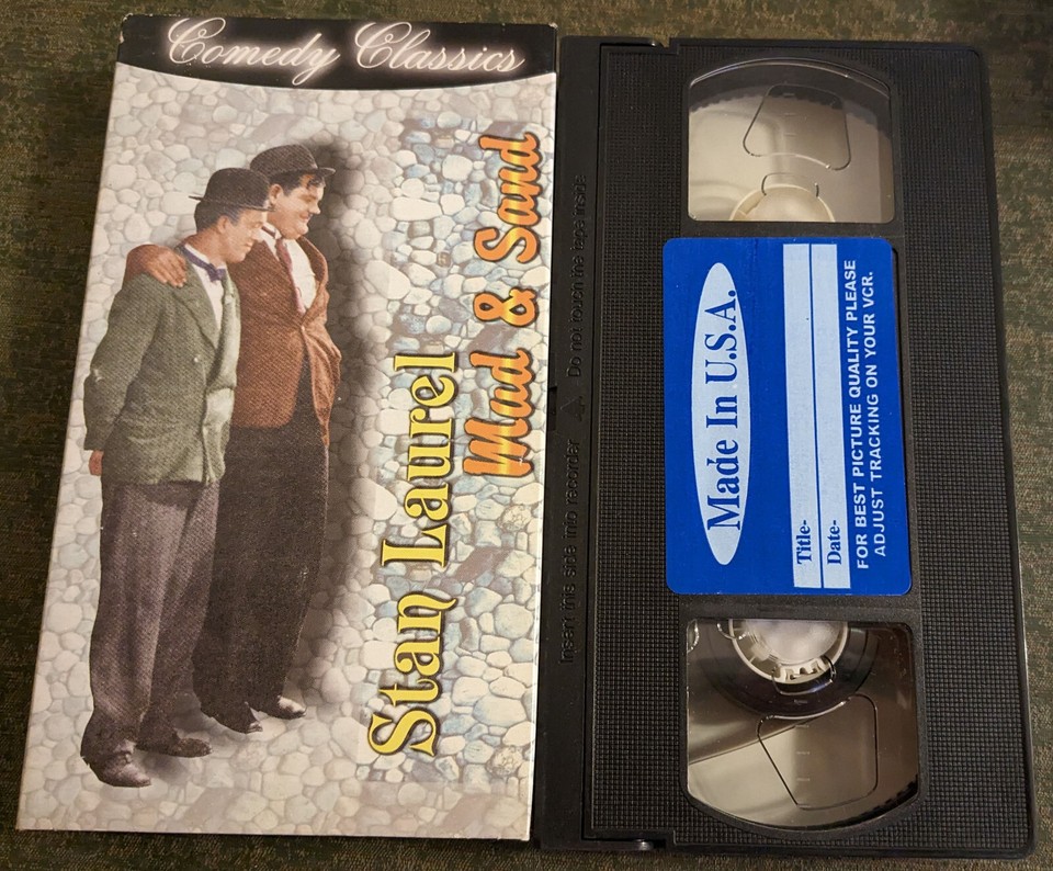 Lot of 3 Laurel & Hardy VHS tapes : Mud & Sand Just Rambling & Soilers ...