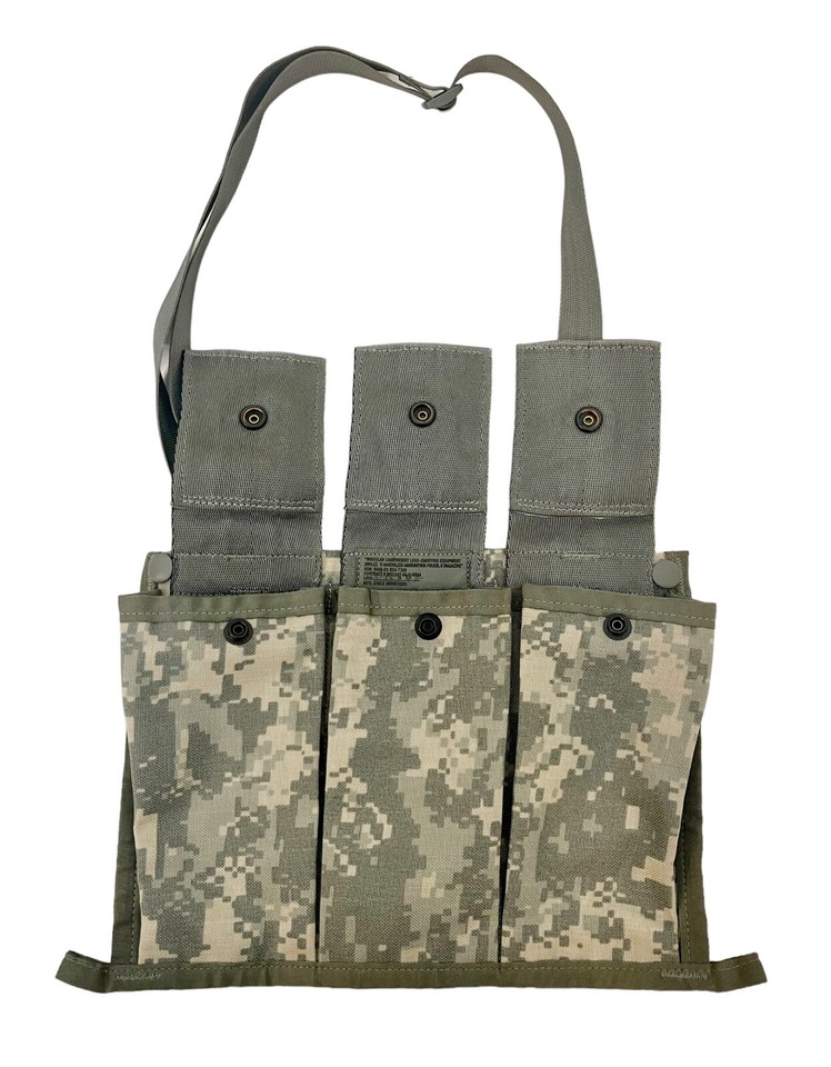 USGI 6-Mag Bandoleer Pouch – 5.56/.223 30-Round – Military Ammo Holder ...
