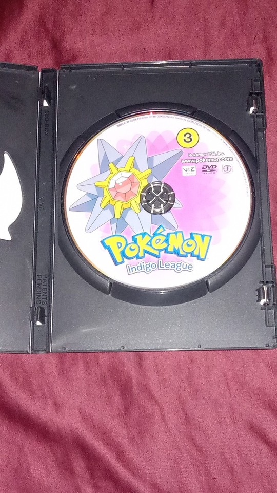 POKEMON INDIGO LEAGUE DVD MOVIE VOLUME VOL 3 THREE EPISODES 19-26 FREE ...