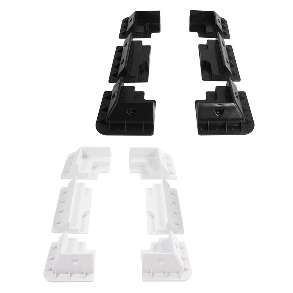Right Angled Solar Panel Mount Bracket White Black Secure and Leak ...