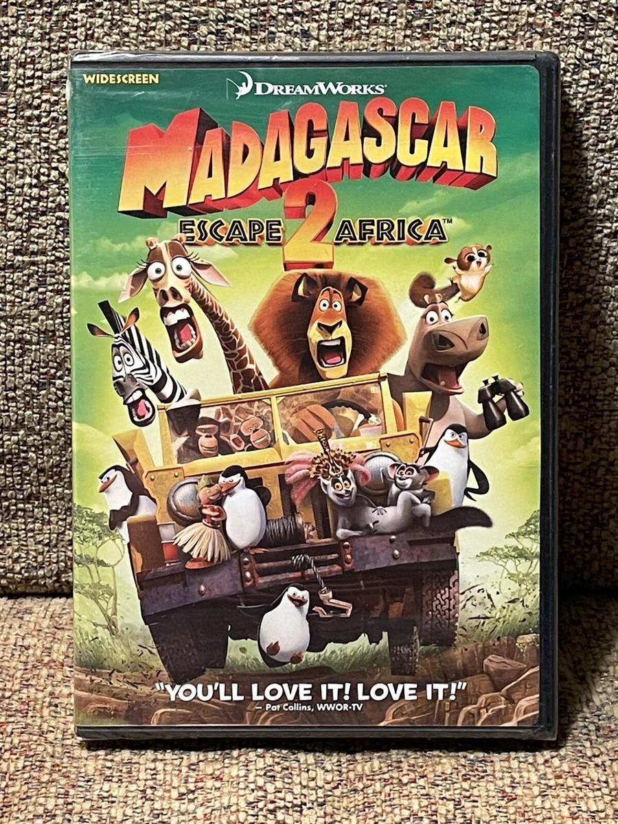 Madagascar 2 Dvd Cover Art