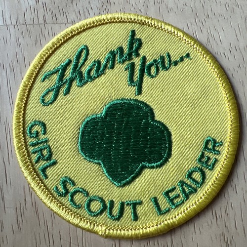 Vintage GSA Thank You Girl Scout Leader Patch | eBay