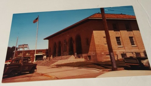 1960s postcard United States Post Office CLOVIS New Mexico street view ...