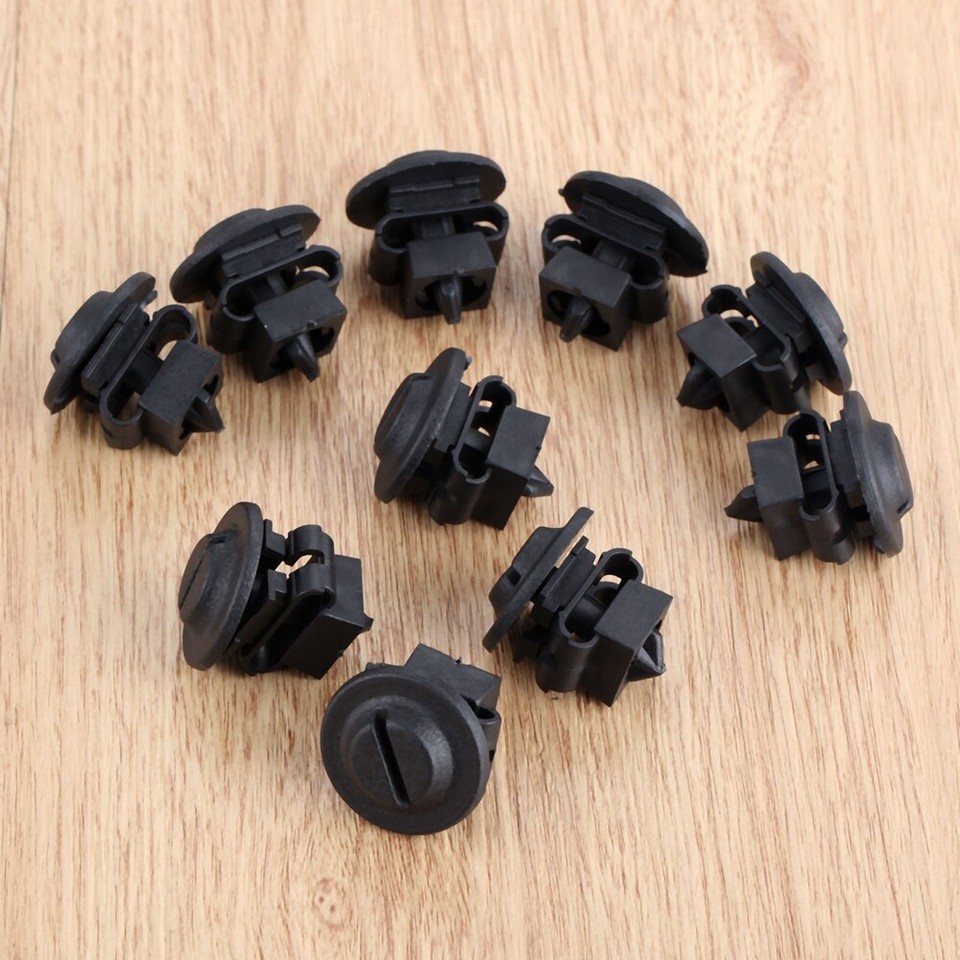 Replacement 10Pcs/Set Car Engine Cover Undertray Clips Retainers ...