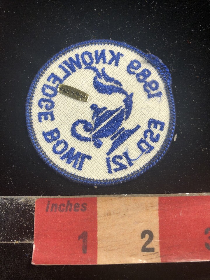 Vtg 1989 KNOWLEDGE BOWL ESD 121 Washington Patch - Academic Scholar ...