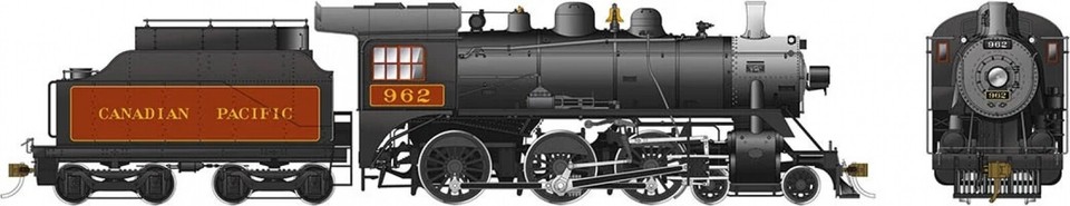 Rapido 602510 HO D10j 4-6-0 Canadian Pacific / CPR Maroon #962 - DCC ...