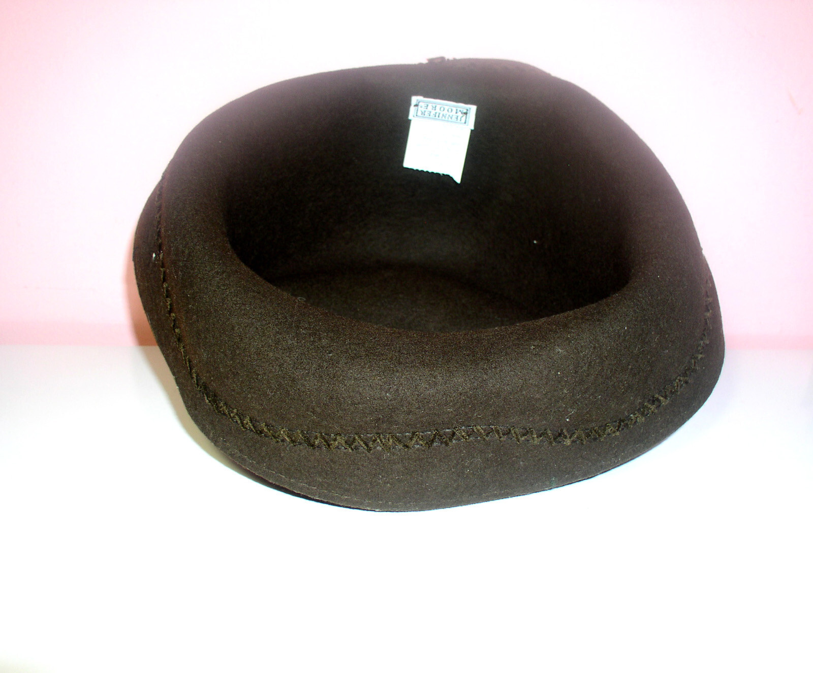 Vintage Jennifer Moore Brown Cloche Hat Nice Design 1… - Gem