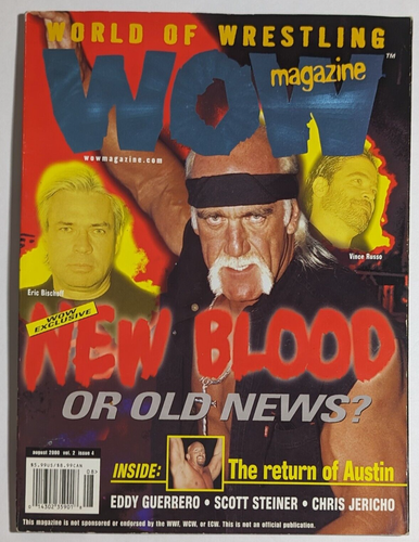 WOW World of Wrestling Magazine August 2000 Hulk Hogan WWF WCW ECW | eBay