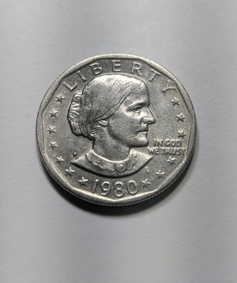 1980 D Susan B. Anthony Liberty One Dollar Coin - Circulated Rare | eBay