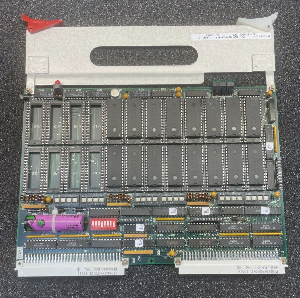 Lam Research Rainbow Etcher 810-17033-003 S-RAM Circuit Board / PMXVME ...
