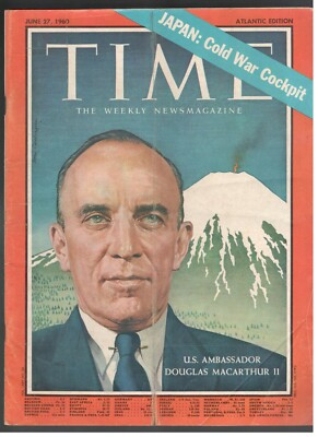 Time Magazine June 27, 1960 U.S. Ambassador Douglas Macarthur II Japan ...