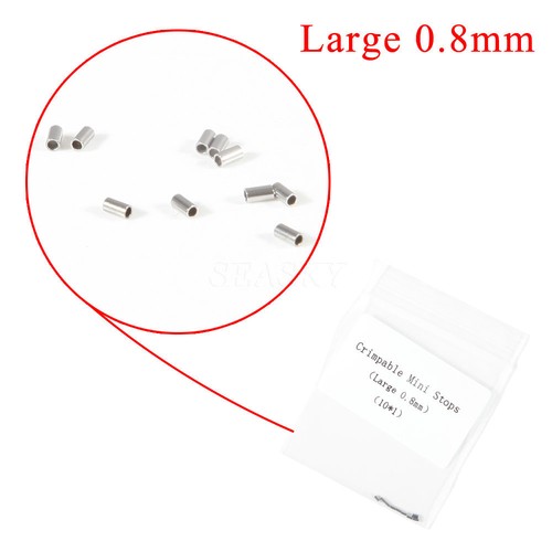 10pcs Stainless Steel Dental Orthodontic Crimpable Hook Split Stops 0 ...