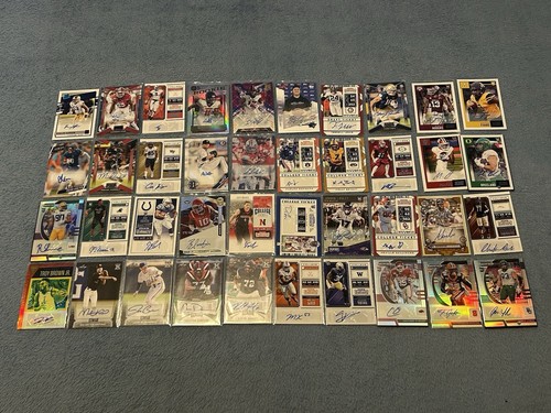 40 Card Multi-Sport Lot - RC, Parallels, #'d, Auto Baseball Football ...