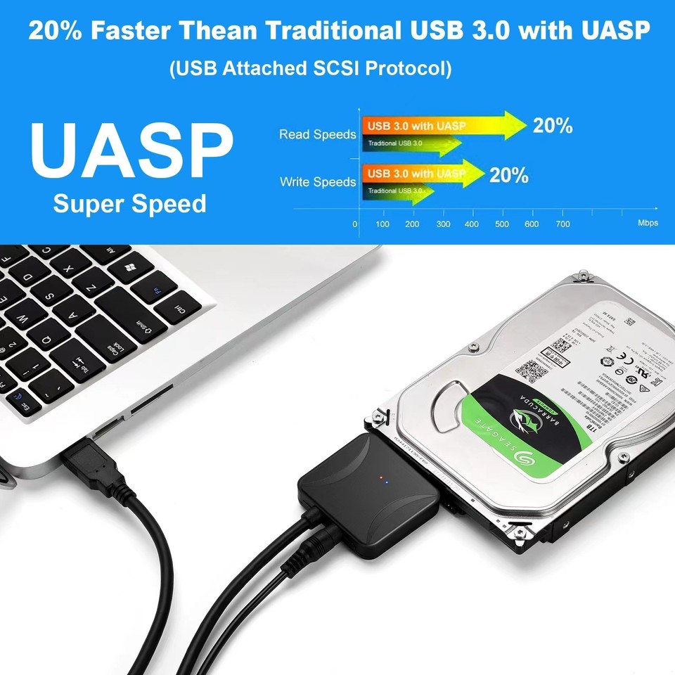 USB 3.0 to SATA External Hard Drive Reader 2.5