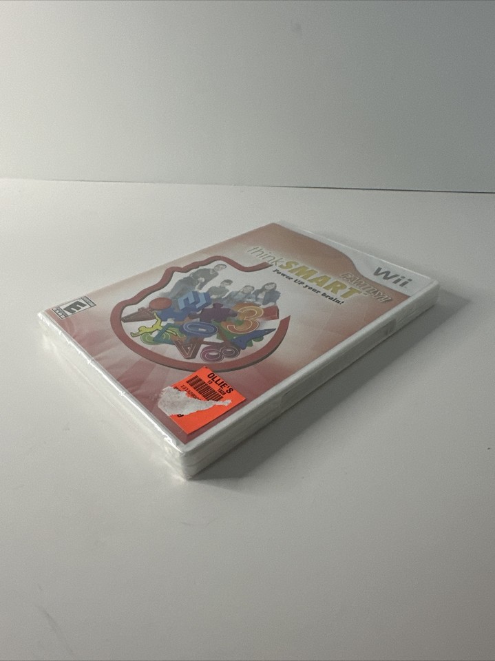 NEW/ SEALED Think Smart (Power Up Your Brain) Nintendo Wii Family Fun ...