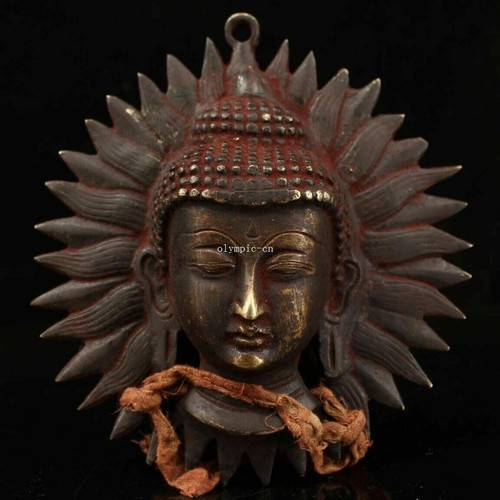 tibet copper buddhism Sakyamuni buddha head statue | eBay Australia
