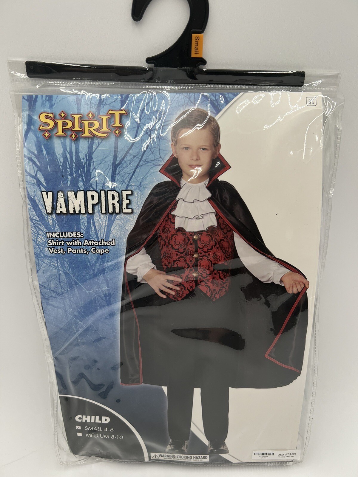 Spirit Gothic Vampire Child's Halloween Costume Small… - Gem