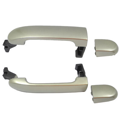 For 07 Nissan Versa Yellowish Silver K32 Rear Pair Outside Door Handle ...
