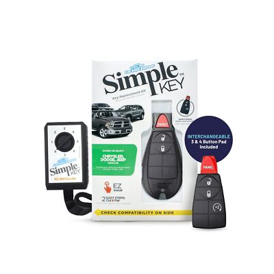 Simple Key, Key Fob and Key Programmer with Interchangeable 3 & 4 ...