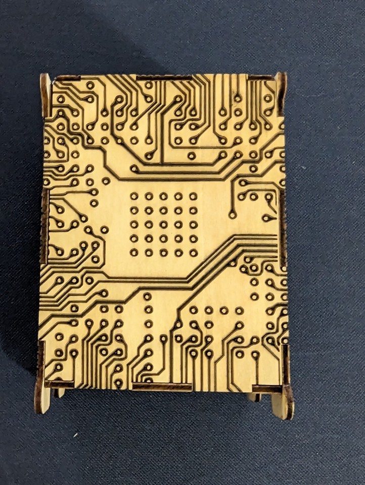 Computer circuit RPG DND Wood Dice Tower Rolling Tray Tabletop Gaming ...