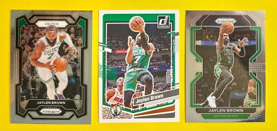 JAYLEN BROWN, BOSTON CELTICS 3-card lot, 2024 NBA CHAMP, 3x ALL-STAR ...
