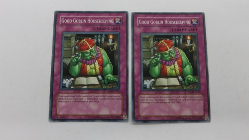 2x GOOD GOBLIN HOUSEKEEPING DR3-EN174 UNLIMITED EDITION COMMON YUGIOH ...