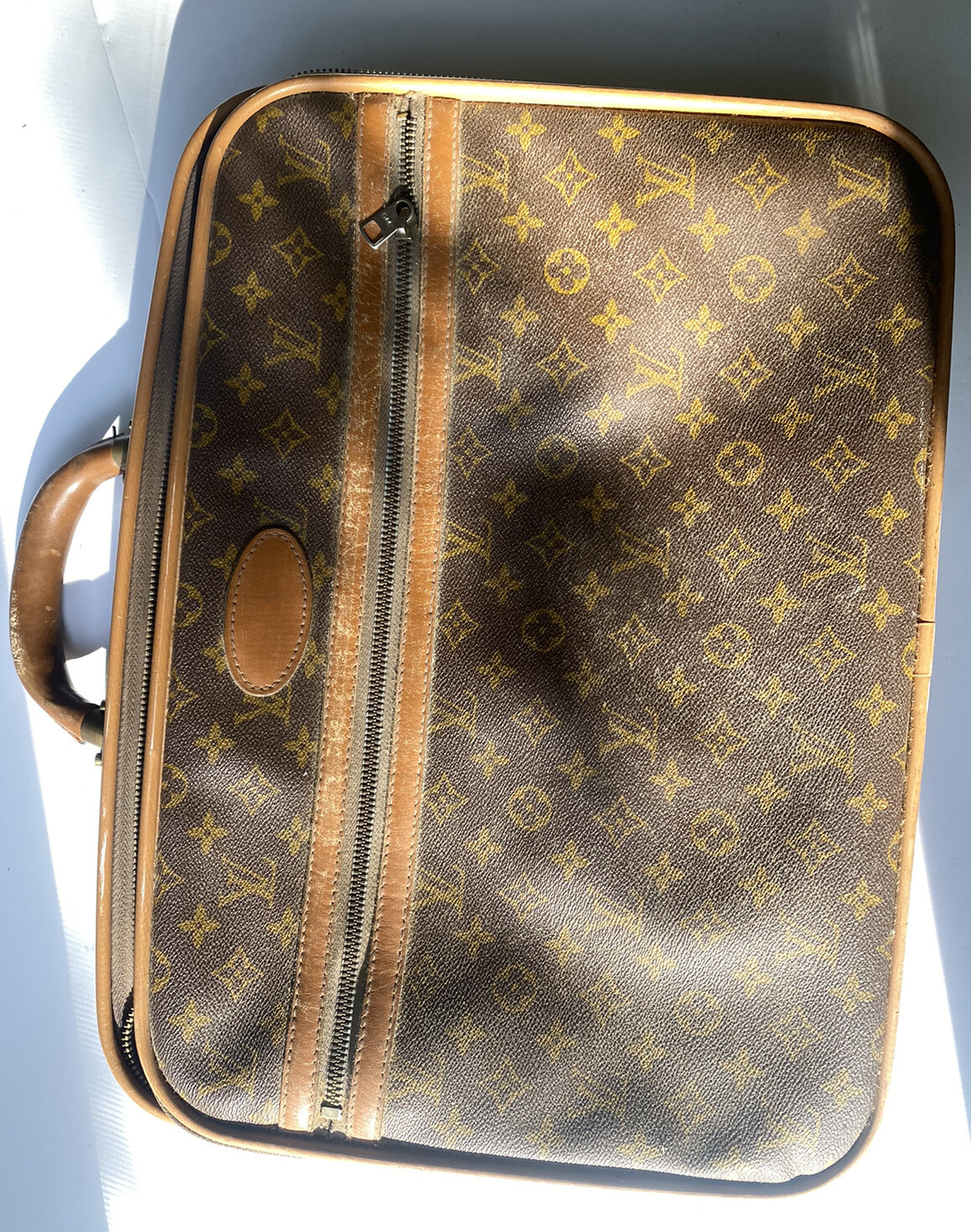 Louis Vuitton LV Rare Vintage Hard Briefcase Luggage… - Gem