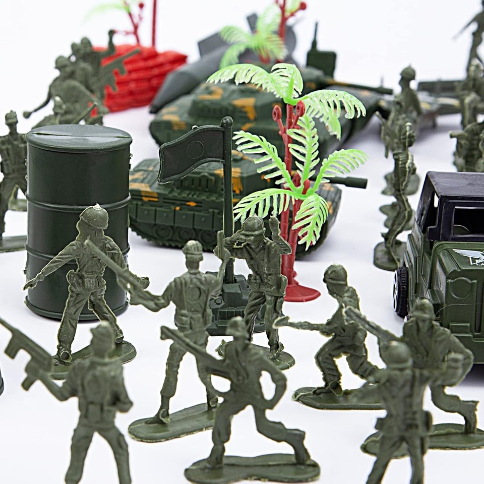 307 PCS Army Men Military Playset, Army Toys Soldier Playset Plastic ...
