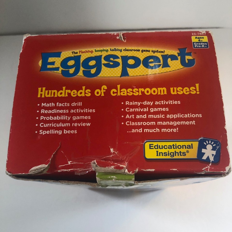 Eggspert Classic Educational Insights Classroom Homeschool Buzzer Quiz System | eBay