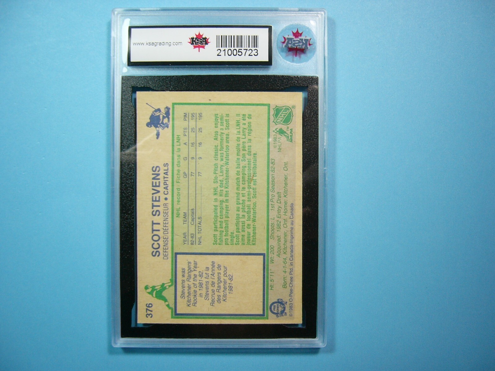 1983-84 O-Pee-Chee - #376 Scott Stevens (RC) for sale online | eBay