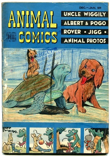 ANIMAL COMICS #30 1948-SEA TURTLE COVER-KELLY-J STANLEY G | eBay
