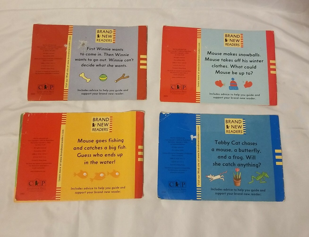 LOT of 4 - BRAND NEW READERS SERIES * CANDLEWICK PRESS * HOME SCHOOL ...