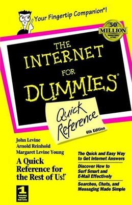 The Internet For Dummies: Quick Reference by 9780764506758 | eBay