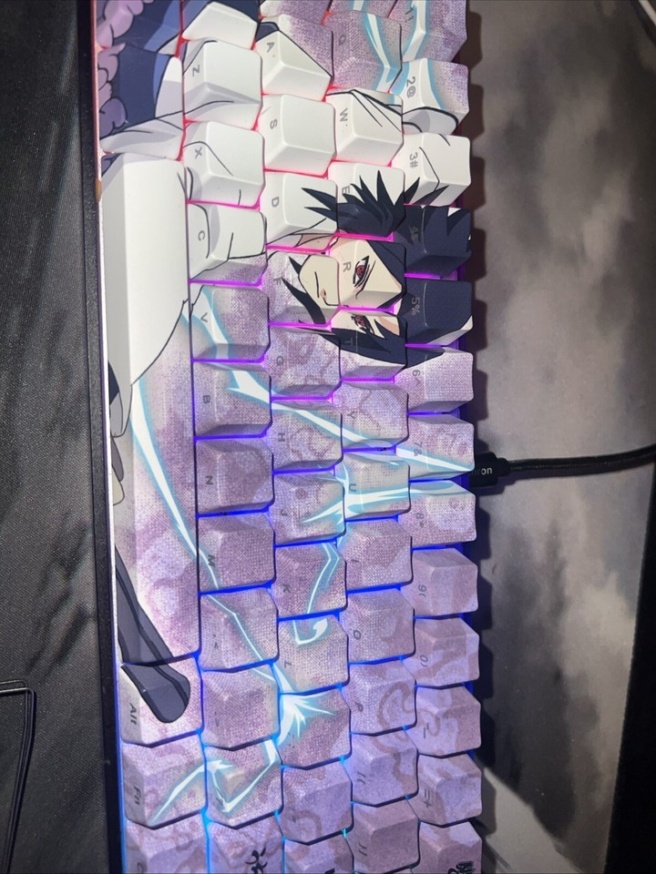 Naruto x Higround 65 Performance Keyboard - Sasuke | eBay