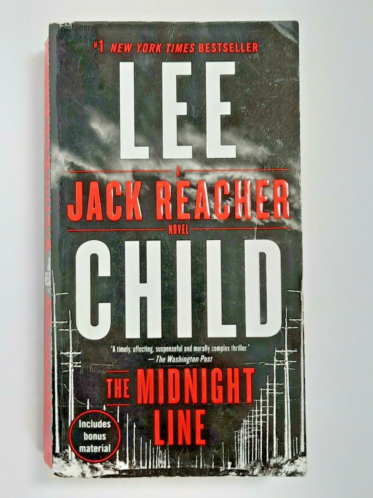 A Jack Reacher Novel THE MIDNIGHT LINE by Lee Child PB pre-owned ...