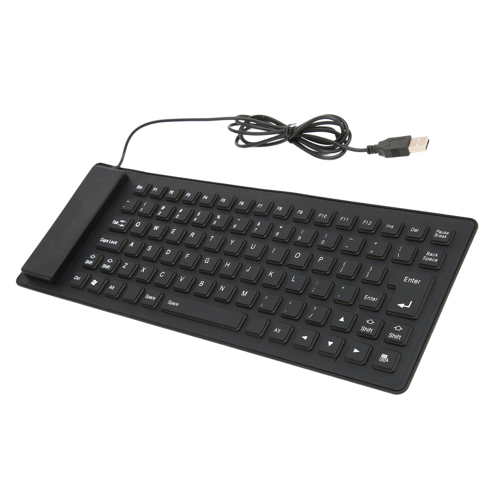 Silicone Keyboard 85 Keys Foldable Silent Wired Waterproof Dustproof ...