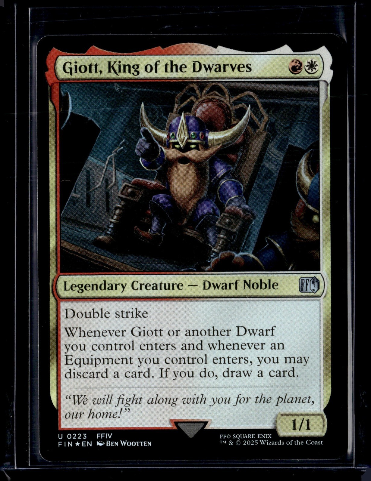 Giott, King of the Dwarves - 223 - Foil - FIN - NM - MTG Magic the ...