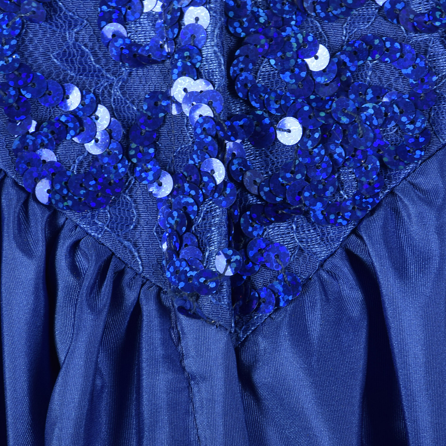 Small 1980s Ballgown Mike Benet Dress Royal Blue Full… - Gem
