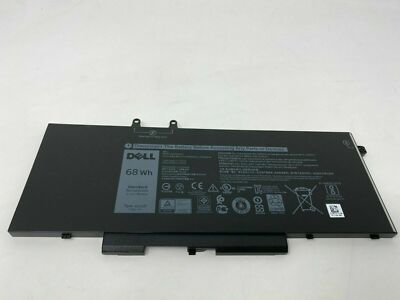 Genuine Dell Latitude 5400 5500 Battery 7.6V 68Wh 4GVMP C5GV2 MCV1G ...
