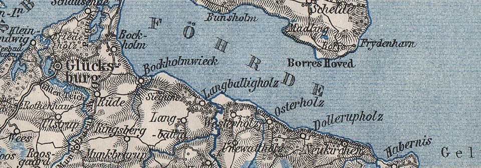 FLENSBURGER FÖRDE FLENSBORG FJORD/Firth. Sonderborg Schleswig-Holstein ...