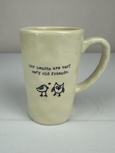 Natural Life Old Friends Mug Our Hearts Are Old Friends White Ceramic ...