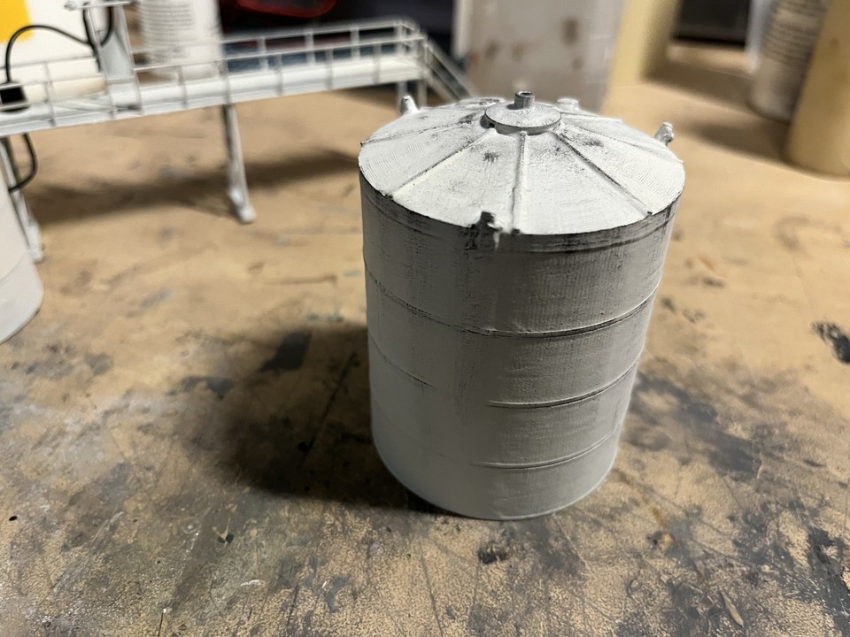 HO scale Custom Chemical Tank Car Loading Platform And Storage Tanks | eBay