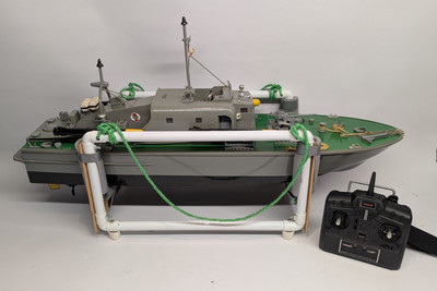 VOSPER Model Boat RC Boat 38" - Collect Only COLCHESTER | eBay UK