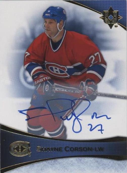 2022-23 Upper Deck Ultimate Collection - Legends Shayne Corson #94 ...