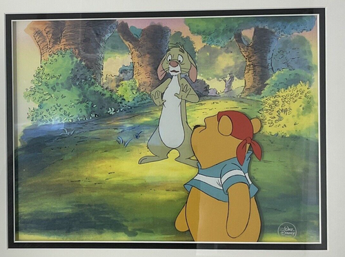 Disney "The New Adventures of Winnie The Pooh" Production Cel With CoA ...