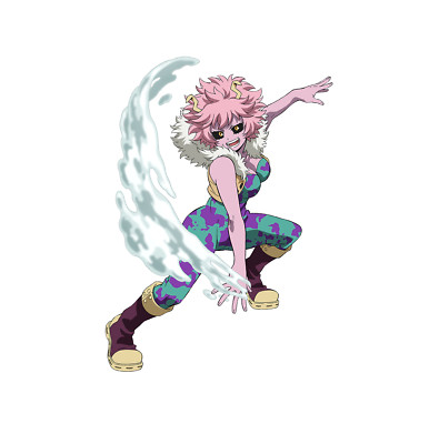 Mina Ashido My Hero Academia Weatherproof Anime Sticker 6" Car Decal | eBay