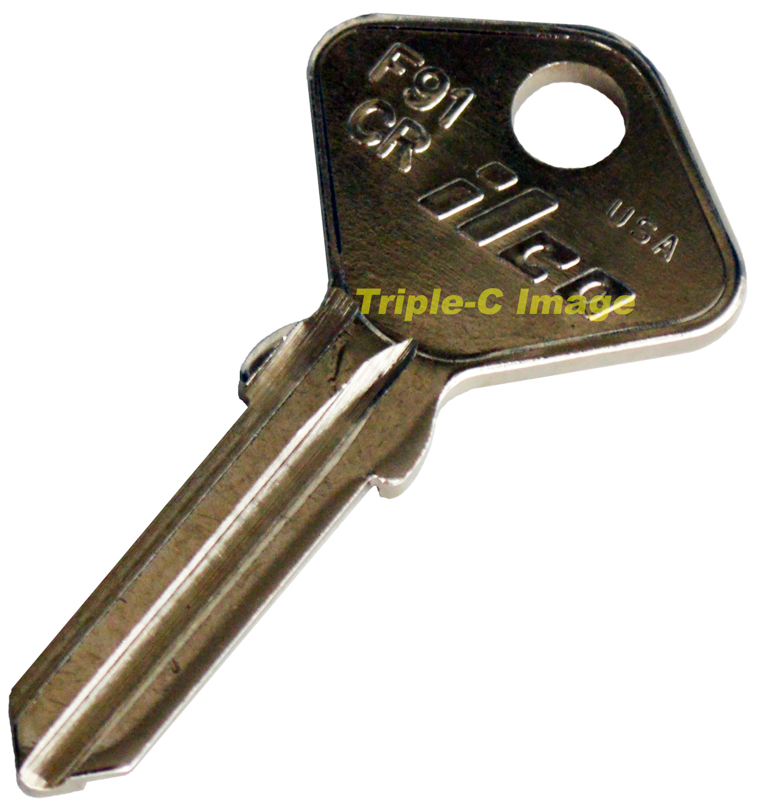 Alfa Romeo Ferrari Fiat ignition key F91CR late 60s through early 80s ...