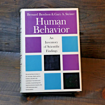Human Behavior: An Inventory of Scientific Findings by Bernard Berelson ...