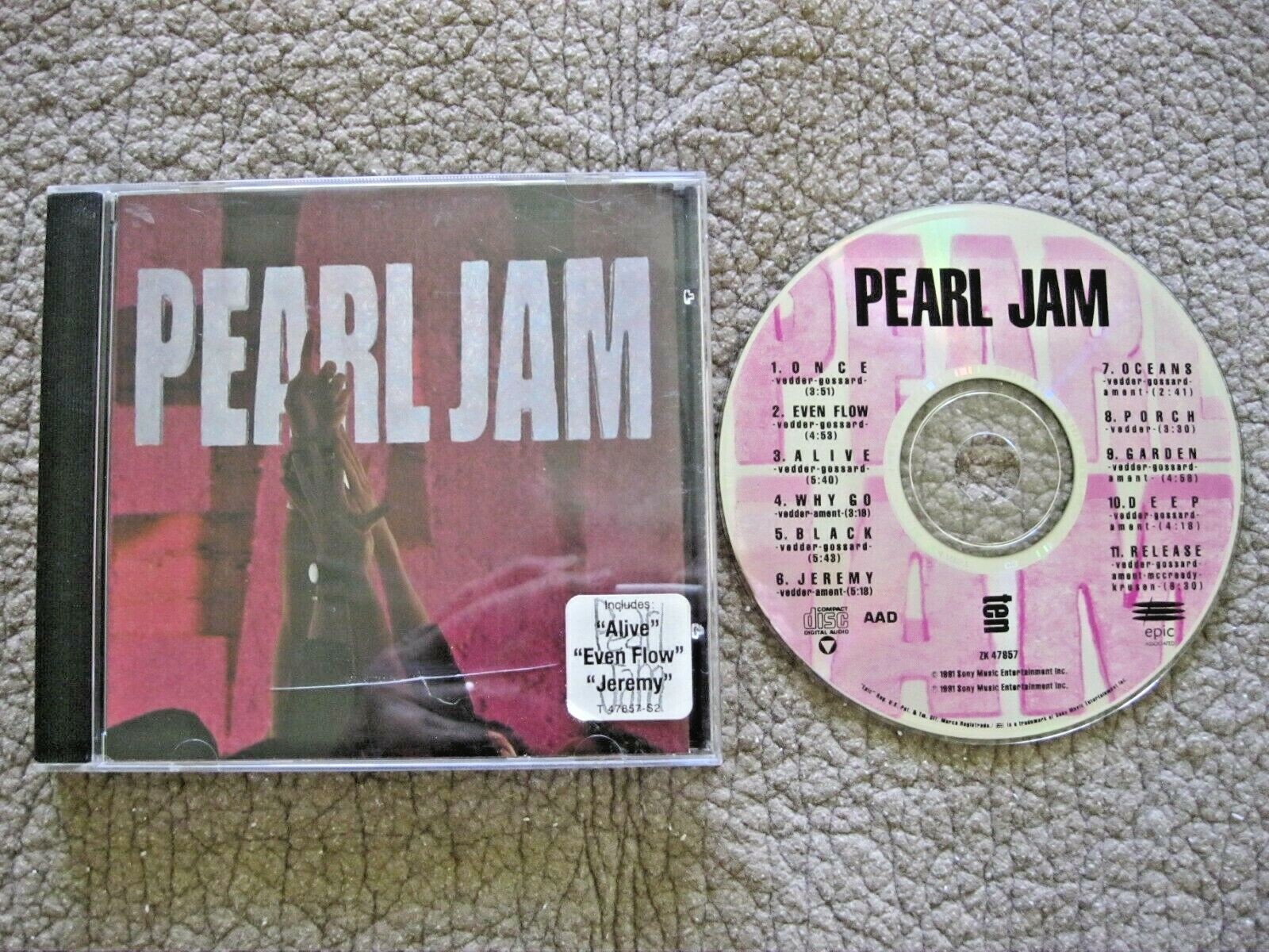 Pearl Jam Ten Cd