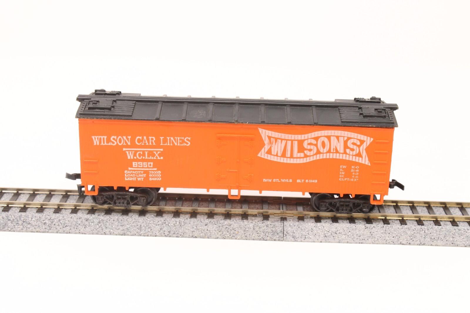 HO Scale Tyco 40' Wood Sided Reefer Wilson Car Lines WCLX 8350 | eBay